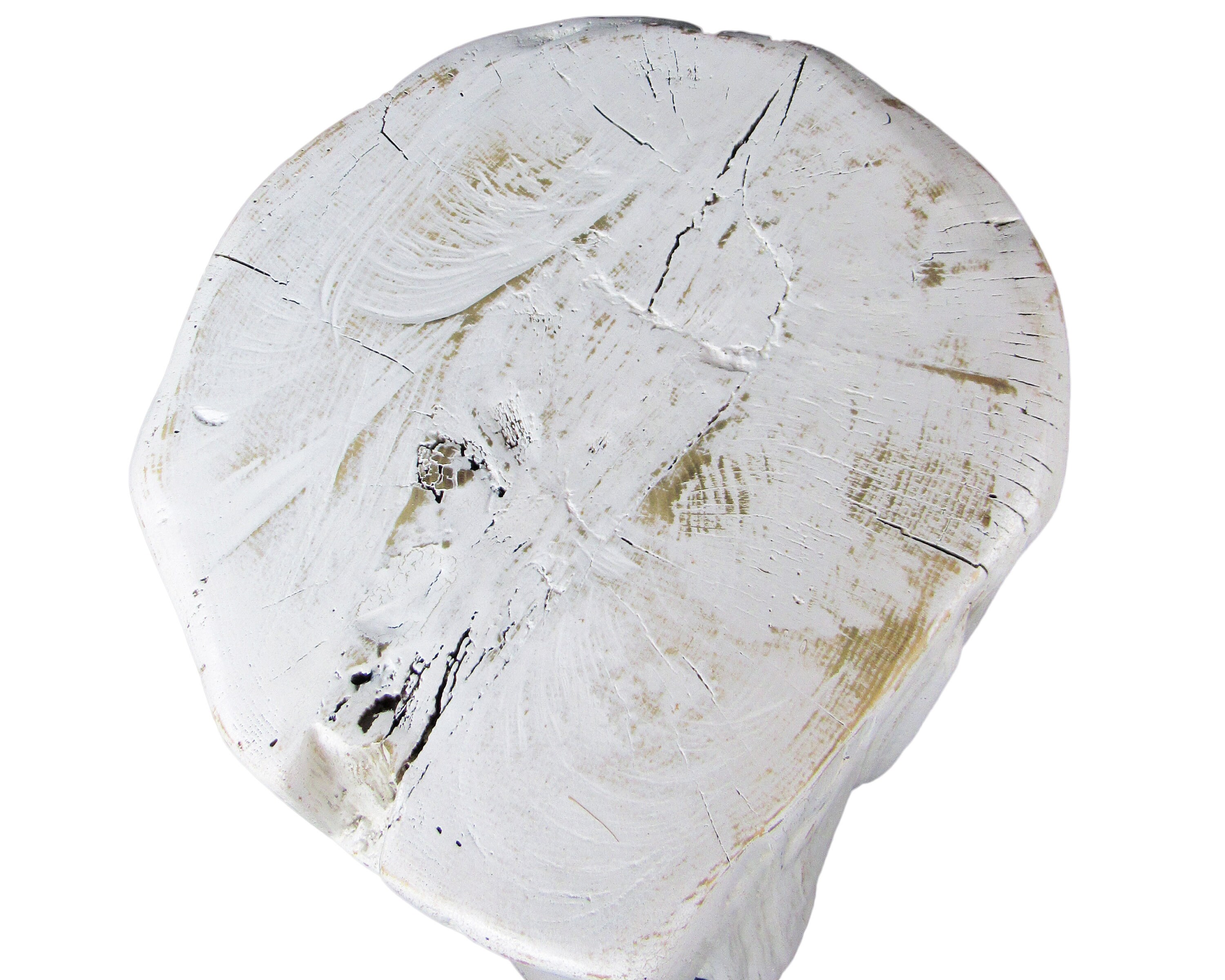 Forest Tree Stump Side Table White Tree Stump Large Tree Stump End ...
