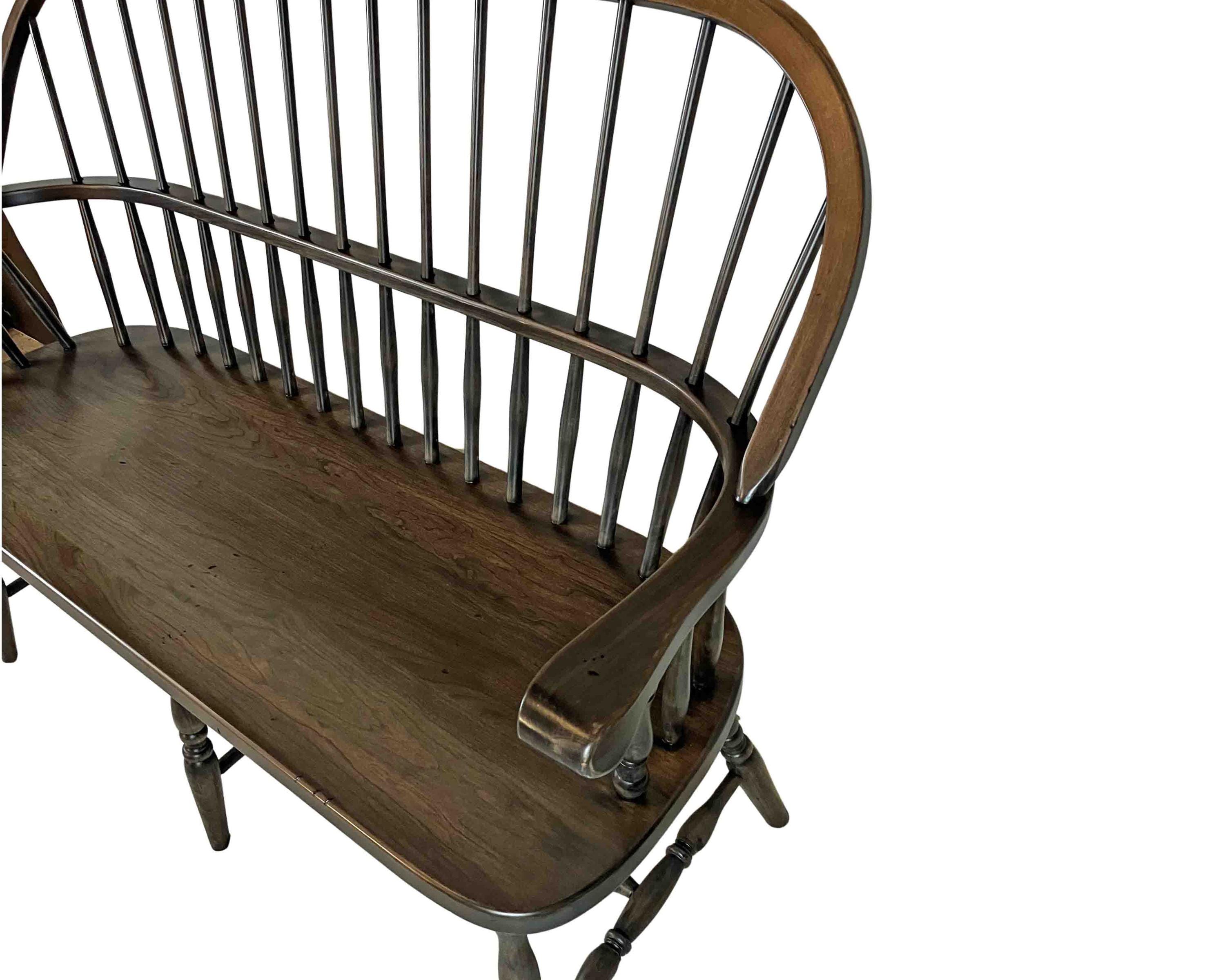 Handmade Windsor Arm Bench – Northern Cherry Farmhouse Seating - Etsy