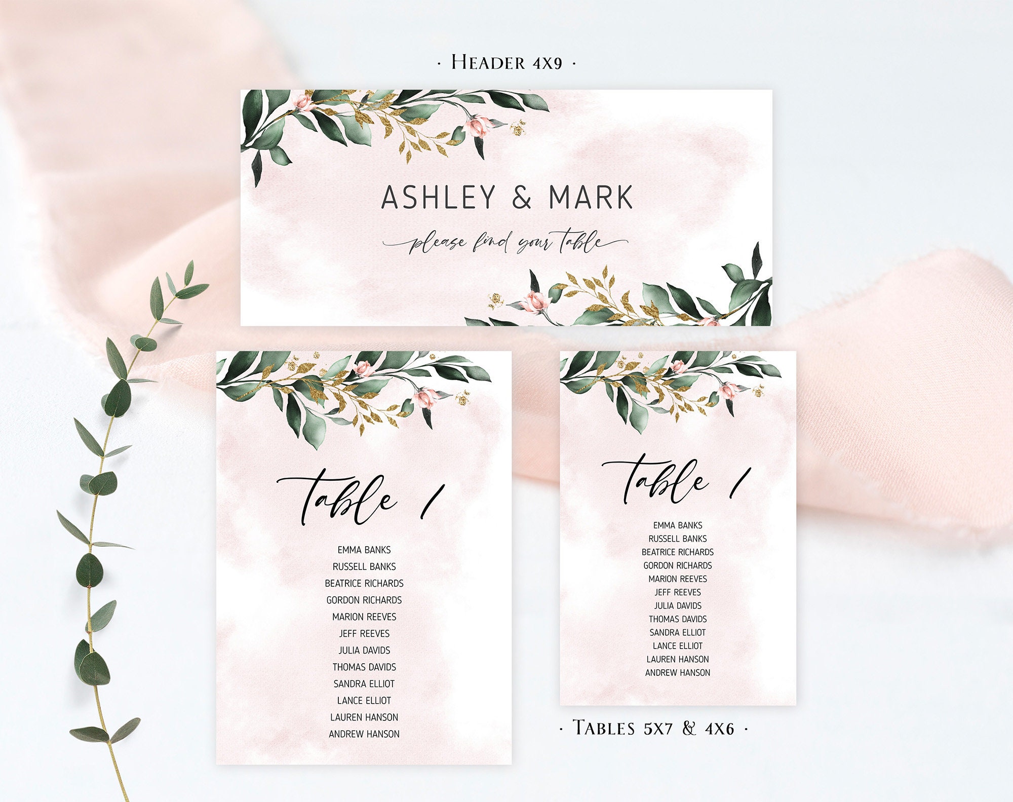 Editable Seating Chart Template Printable Wedding Seating Plan | Etsy