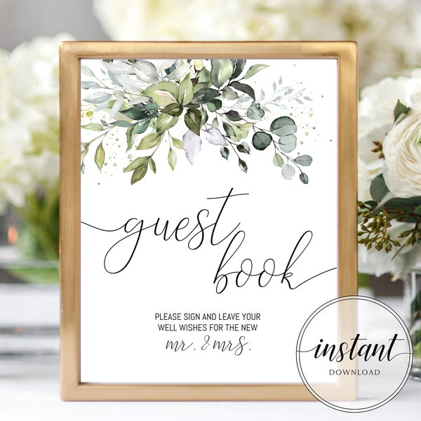 Wedding Sign in Book - Etsy