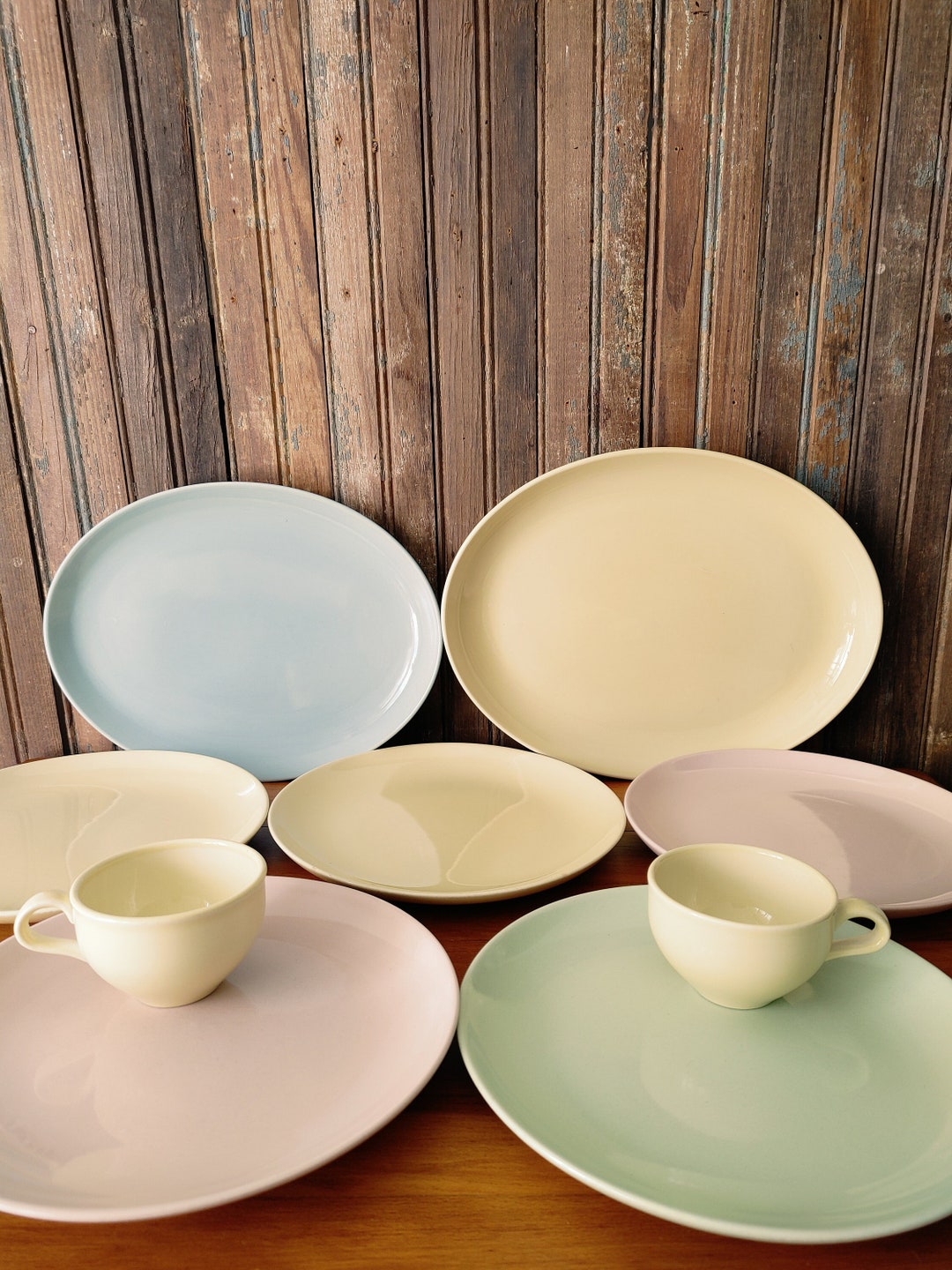 Russel Wright Iroquois Casual China / Mid Century Pastel Tone Dishes ...