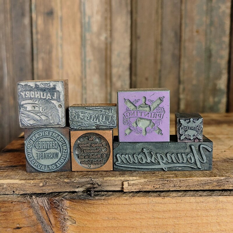 Letterpress Blocks - Etsy