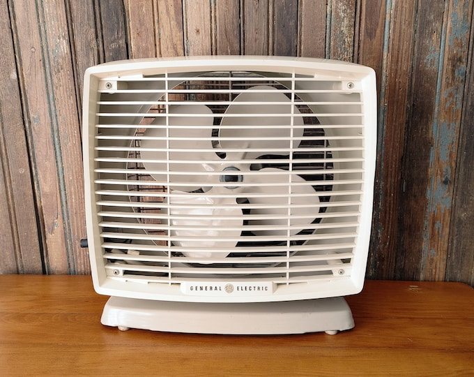 Mid Century Modern GE Box Fan / MCM Square Floor, Tabletop, or Wall ...