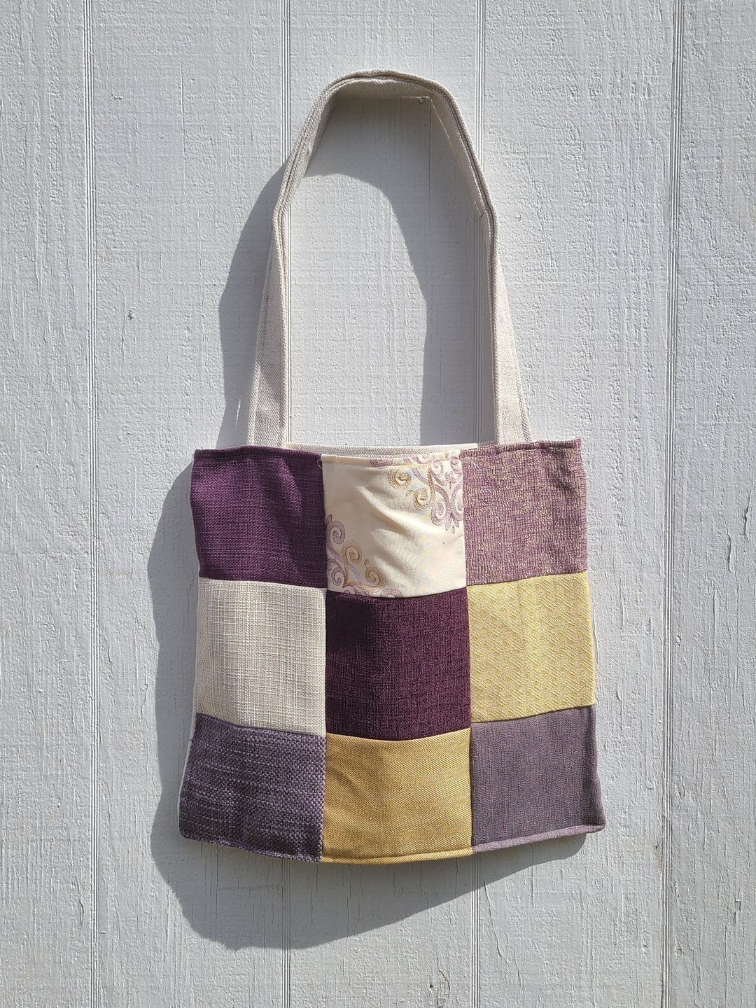 Handmade Patchwork Totebag - Etsy