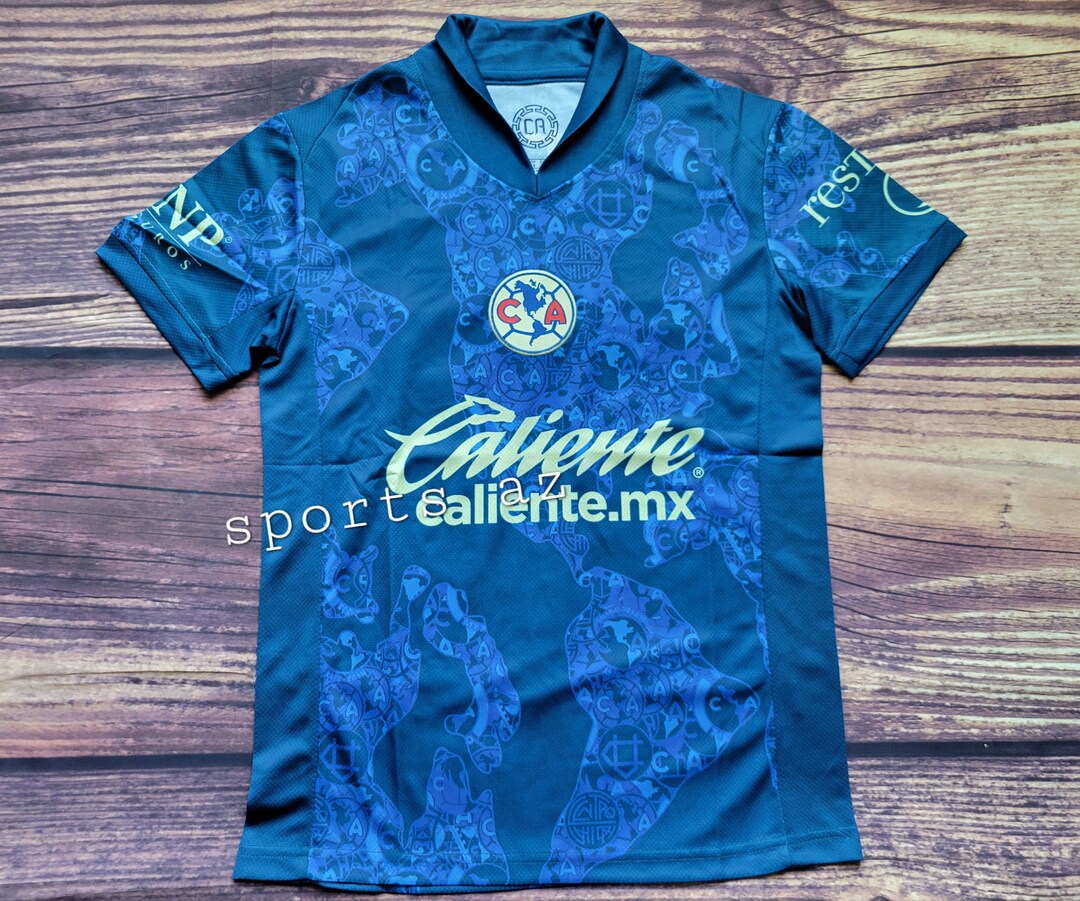 Club America Jersey, Blue Soccer Jersey | Mens Soccer Jersey | Club ...