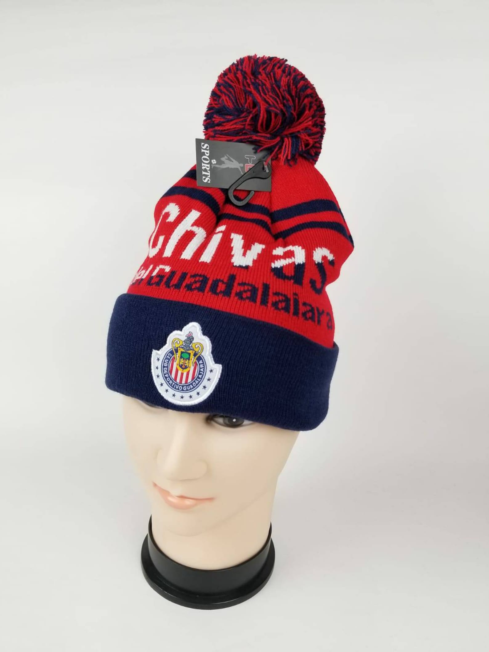 Chivas De Guadalajara Red/blue Soccer Hat Gorro Mexican - Etsy
