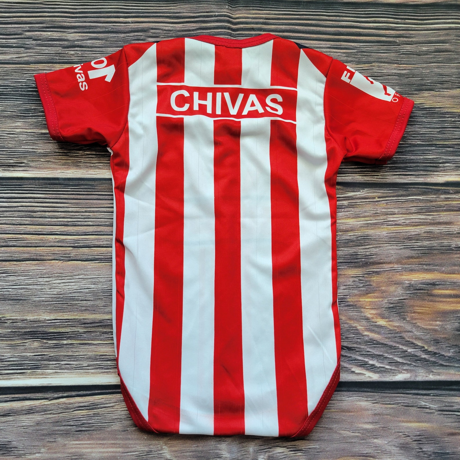 Chivas Retro Baby Soccer Jersey, Pañalero Bebe Jumpsuit, Guadalajara ...