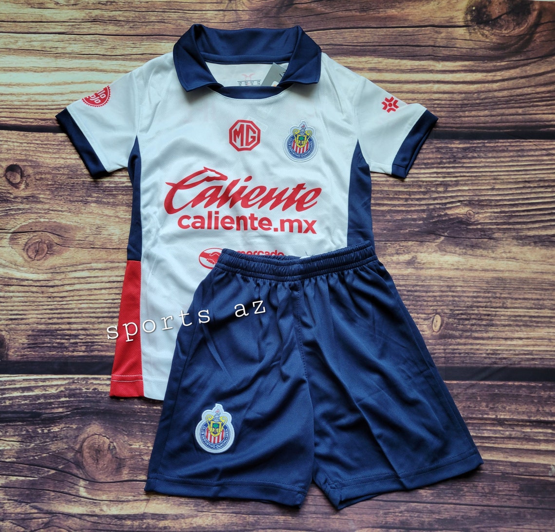 Chivas Kid's Away Uniform, Soccer Outfit, Jersey and Shorts, Futbol ...