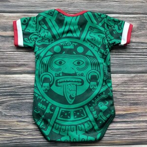 Mexico Retro Baby Soccer Jersey, 1998 Retro Pañalero, Bebe Jumpsuit ...