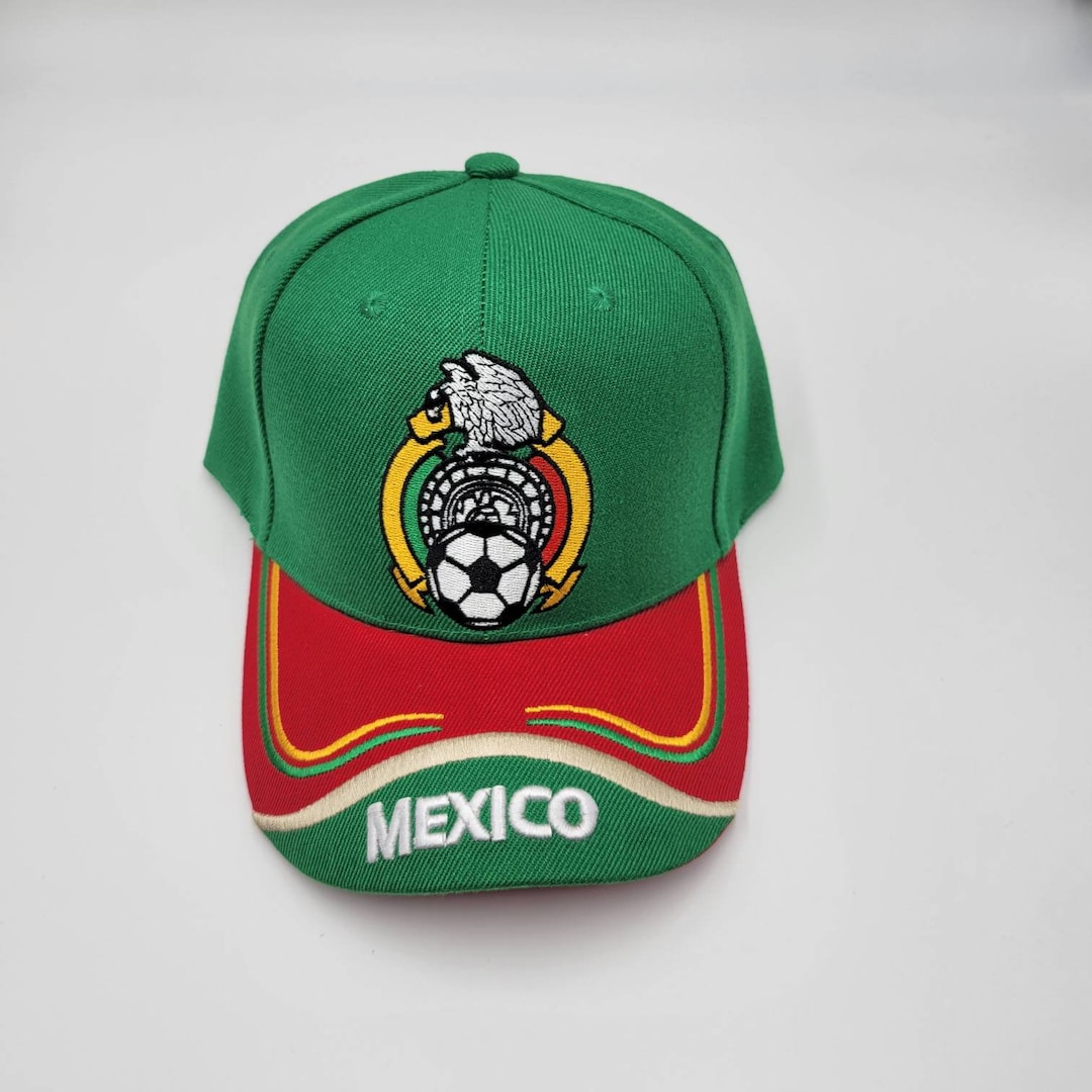 Mexico Green Color Soccer Hat , Gorra De Mexico Aguila Logo ...