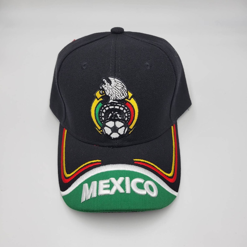 Mexico Soccer Cap, Multi-color Soccer Hat , Gorra De Mexico Aguila Logo ...