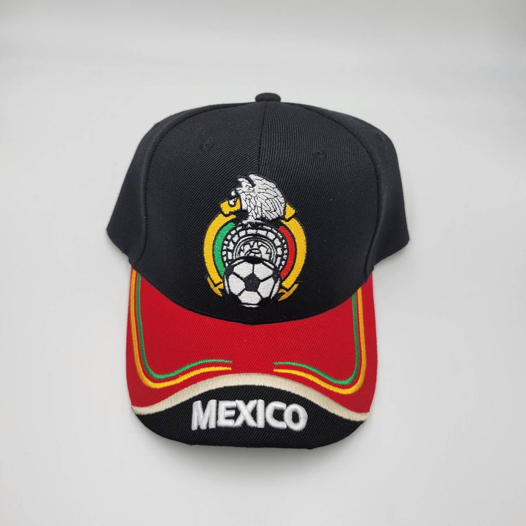 Mexico Black Color Soccer Hat , Gorra De Mexico Aguila Logo ...