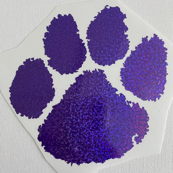 Clemson Paw Decal - Etsy