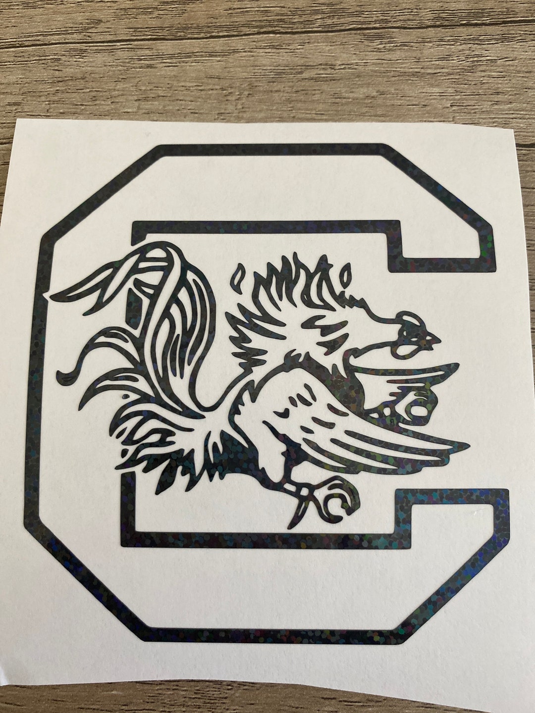 University of South Carolina Gamecocks, Block c With Gamecock, Black ...