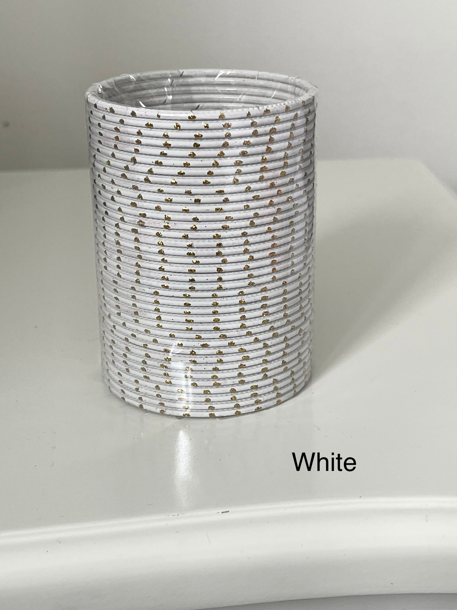 Plain Gold Dot Metal Bangles in 36 Pack. Choora or Choori Set - Etsy