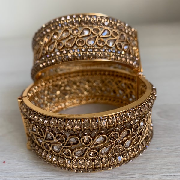 Gold Bangles - Etsy
