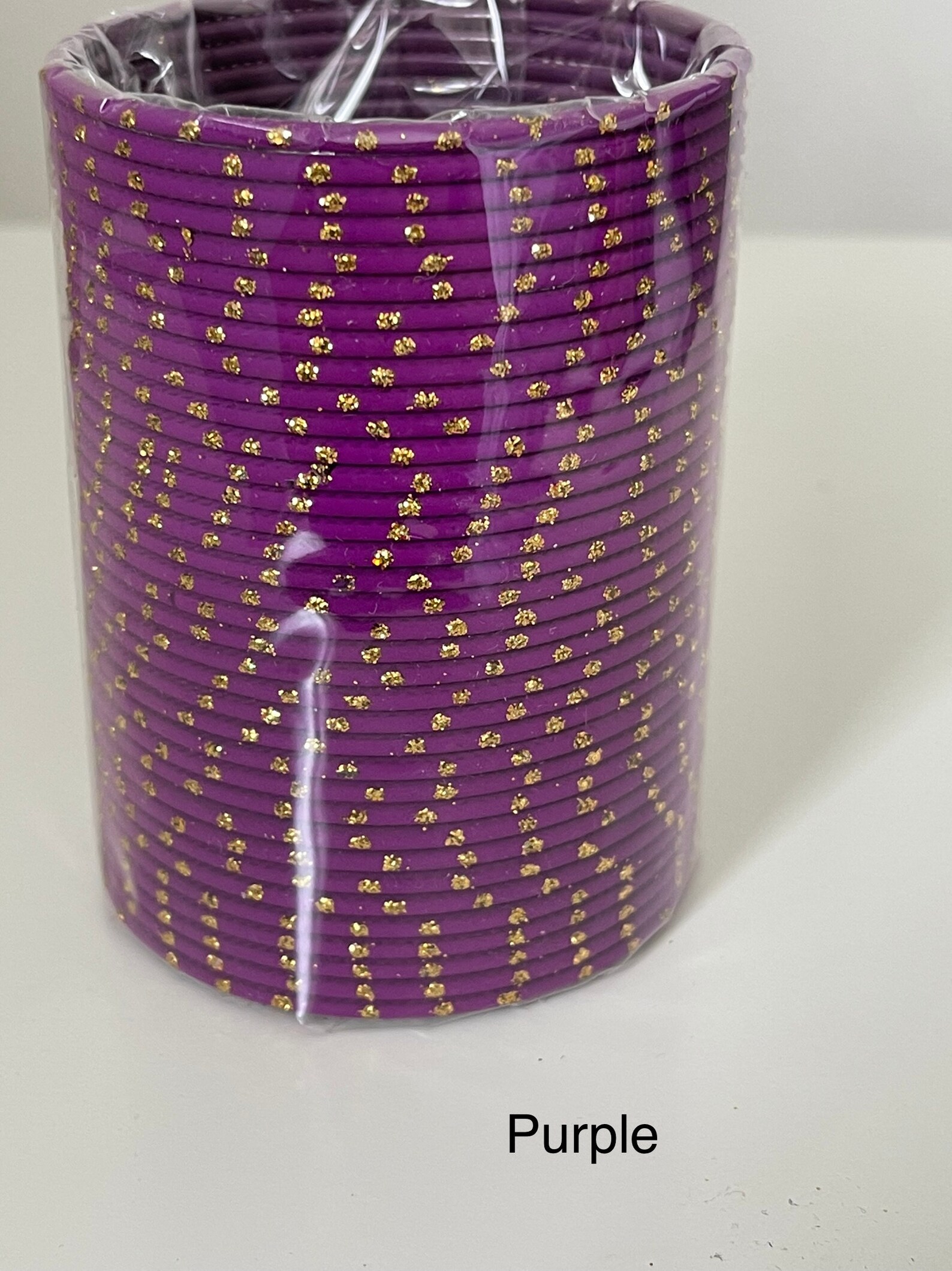 Plain Gold Dot Metal Bangles in 36 Pack. Choora or Choori Set | Etsy