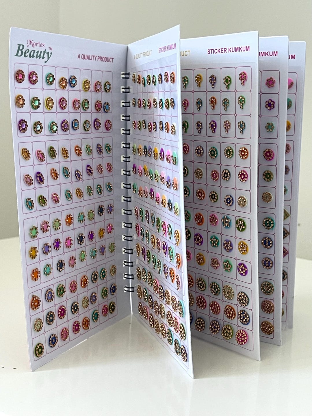 Indian/asian 576 Bindi Books With Gold Stones. Bindi Booklet,bindi ...
