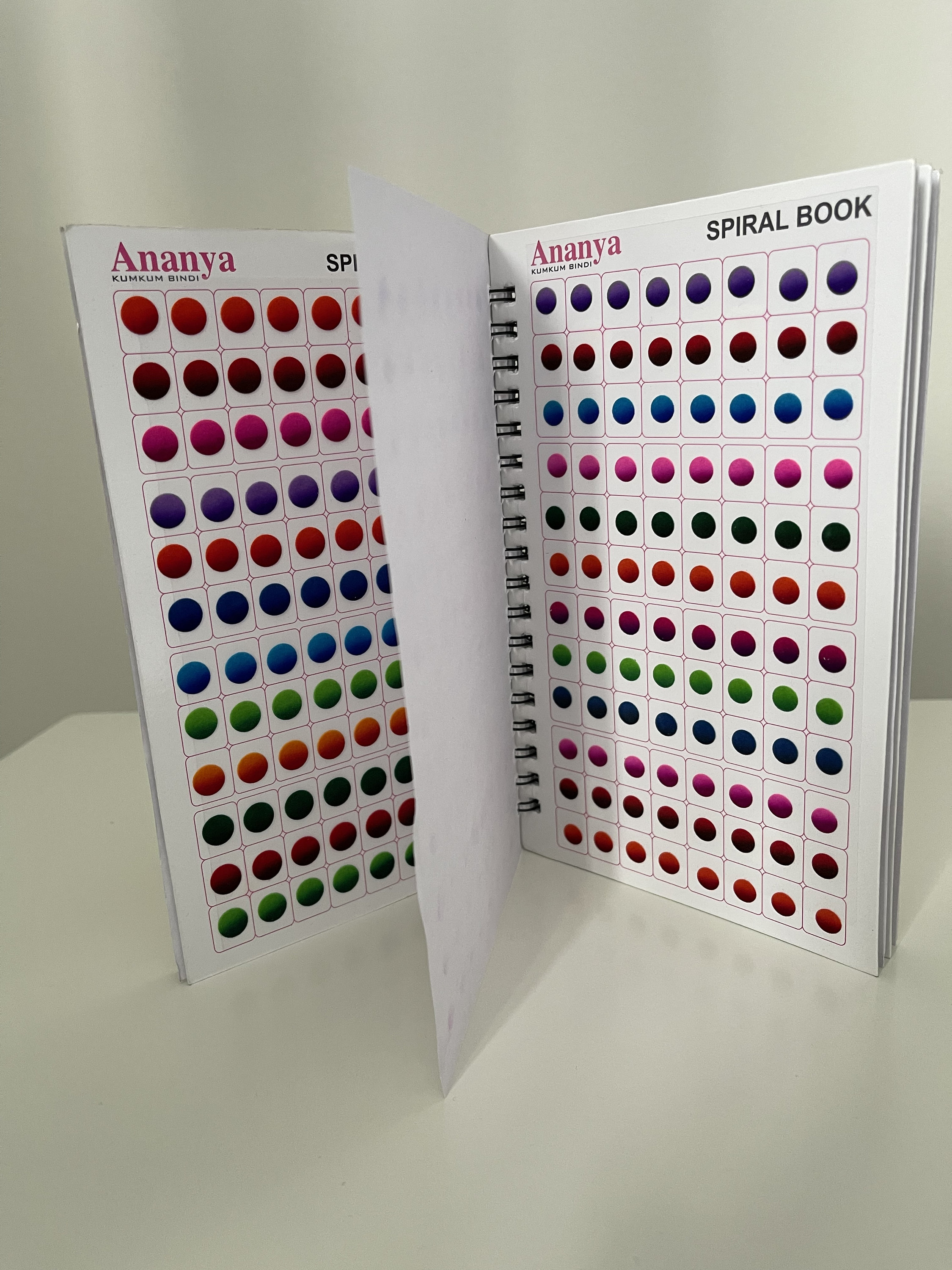 Asian/indian Multicoloured Bindi Book With Gemstones and Plain | Etsy