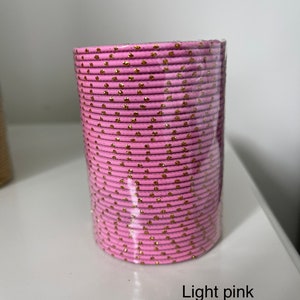 Plain Gold Dot Metal Bangles in 36 Pack. Choora or Choori Set - Etsy