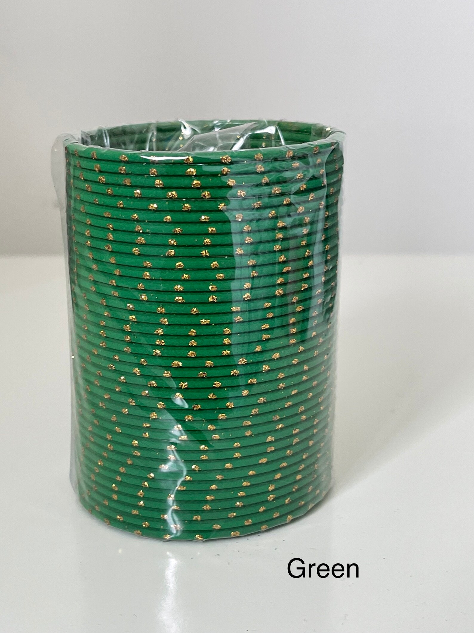 Plain Gold Dot Metal Bangles in 36 Pack. Choora or Choori Set - Etsy