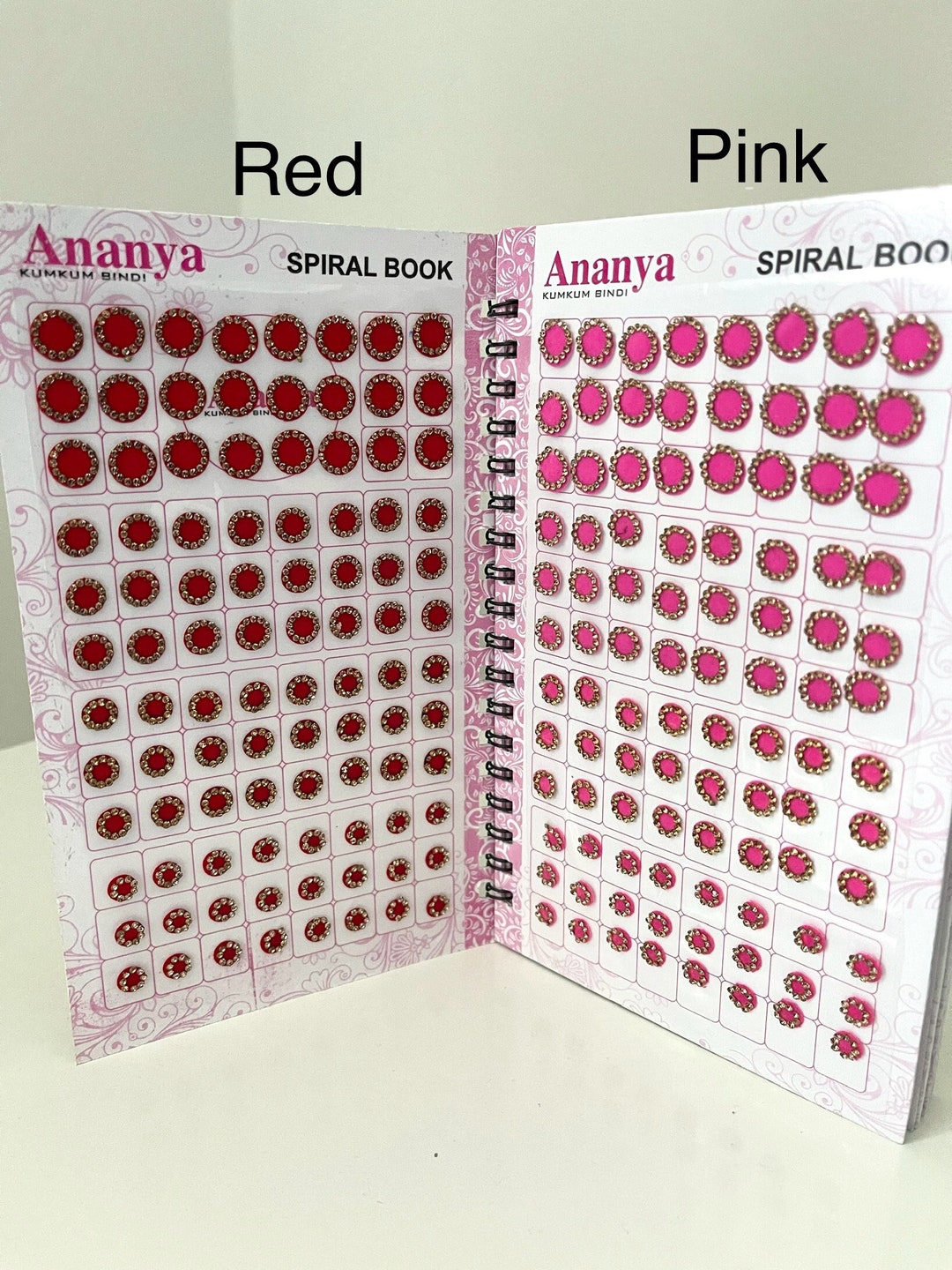 Asian/indian Multicoloured Bindi Book With Gold. Bindi Booklet With 960 ...