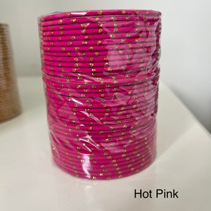 Plain Gold Dot Metal Bangles in 36 Pack. Choora or Choori Set - Etsy