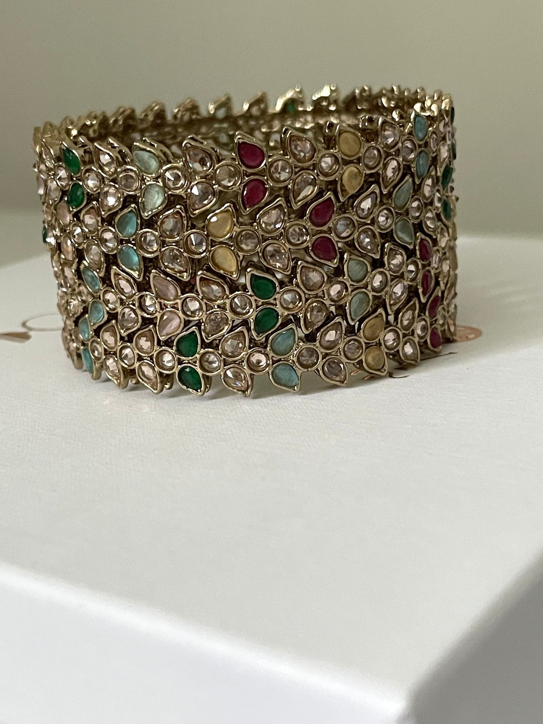 Set of 4 Asian/indian Multi-coloured Bangles. Bangle Set, Bangles ...