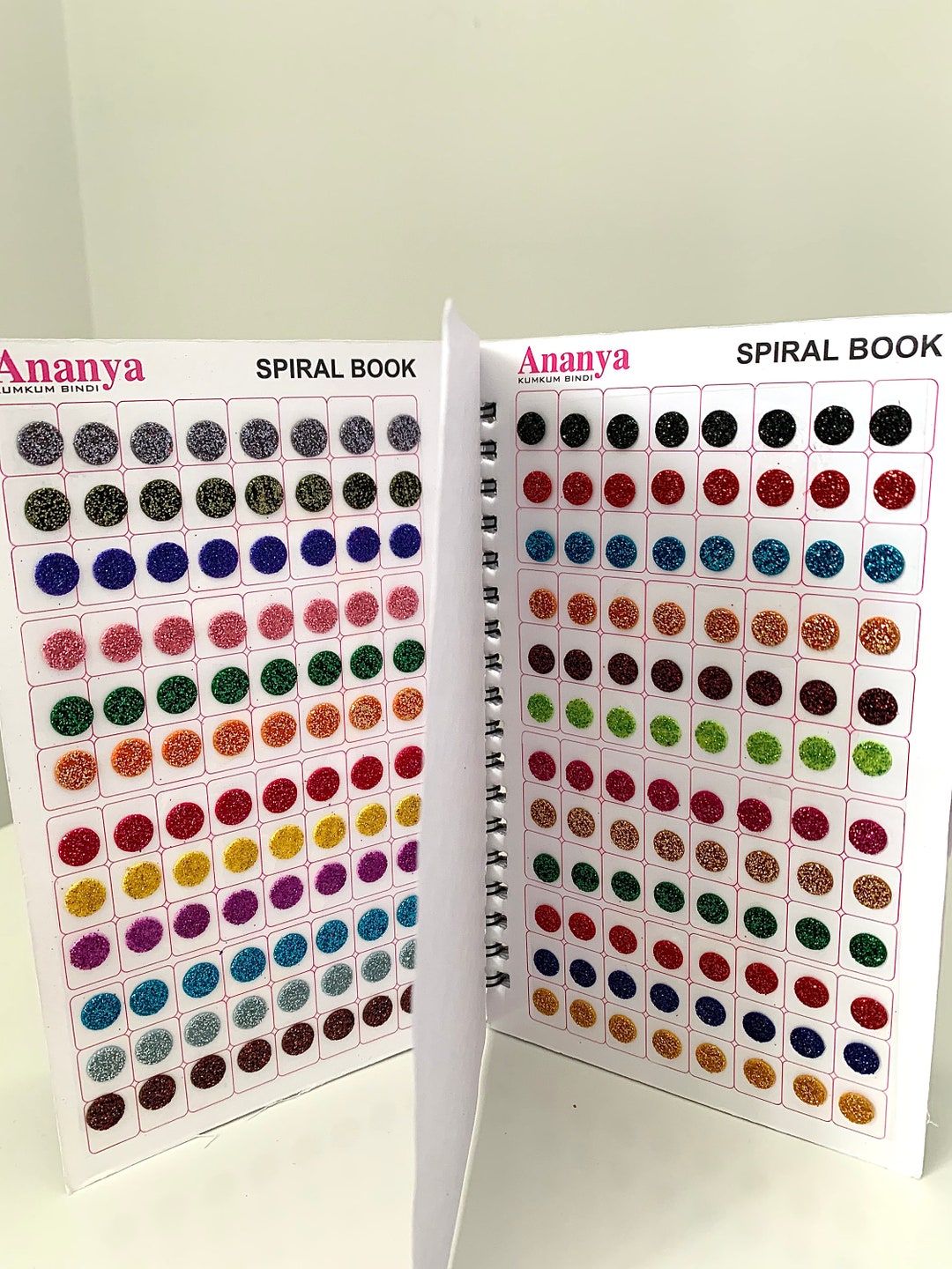 Asian/indian Multicoloured Glitery Bindi Book. Bindi Booklet With 960 Bindi’s. Asian Bridal ...