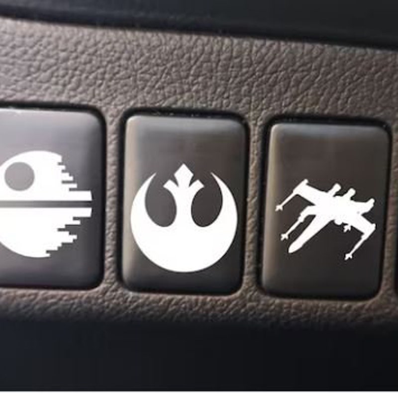 Car Button Decal - Etsy