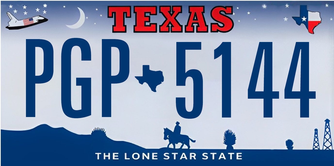 Customized Aluminum | Texas - TX License Plate | New Jersey - NJ ...