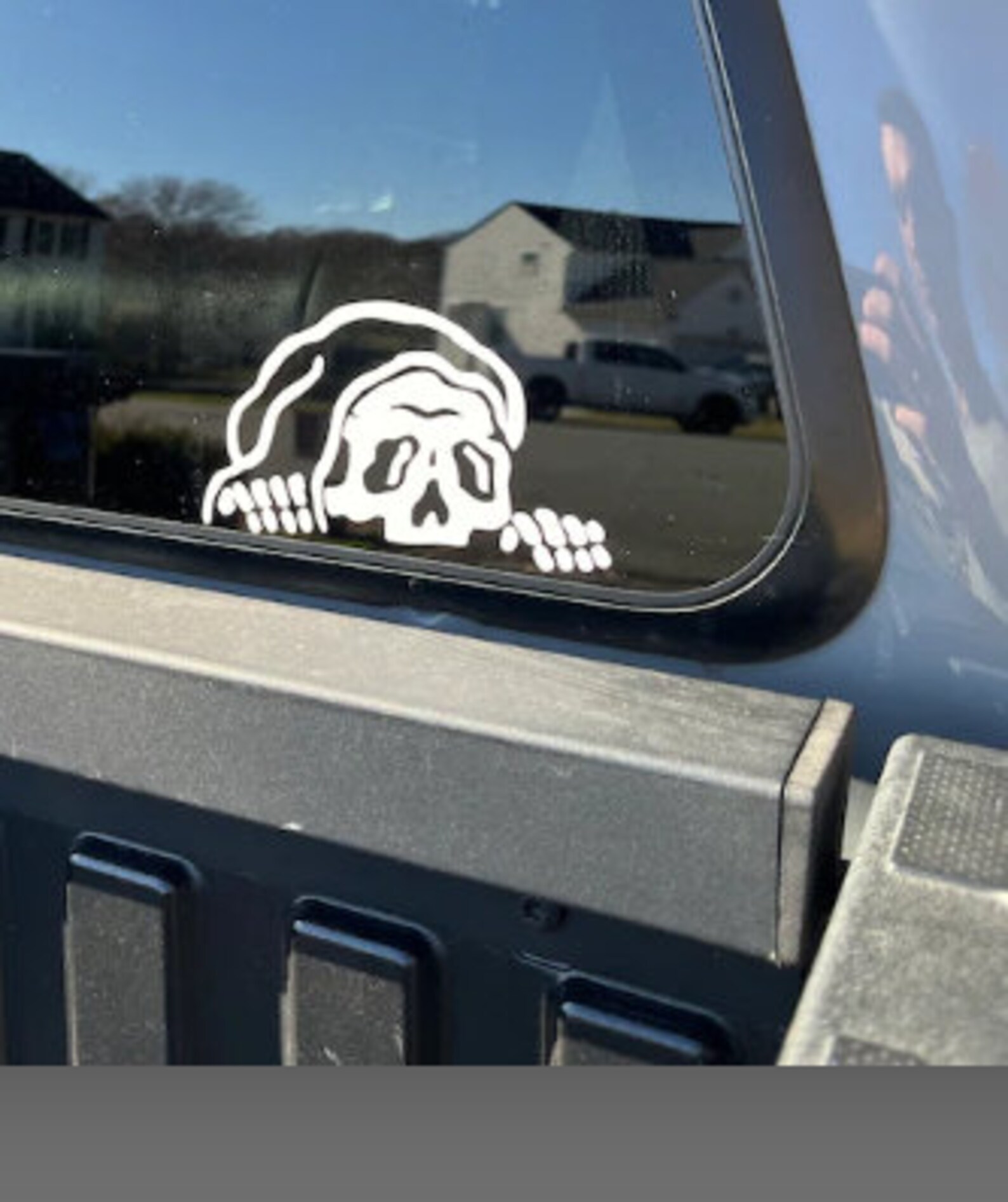 Car Stickers Car Decals Vinyl Decals Halloween Grim Reaper Lurking ...