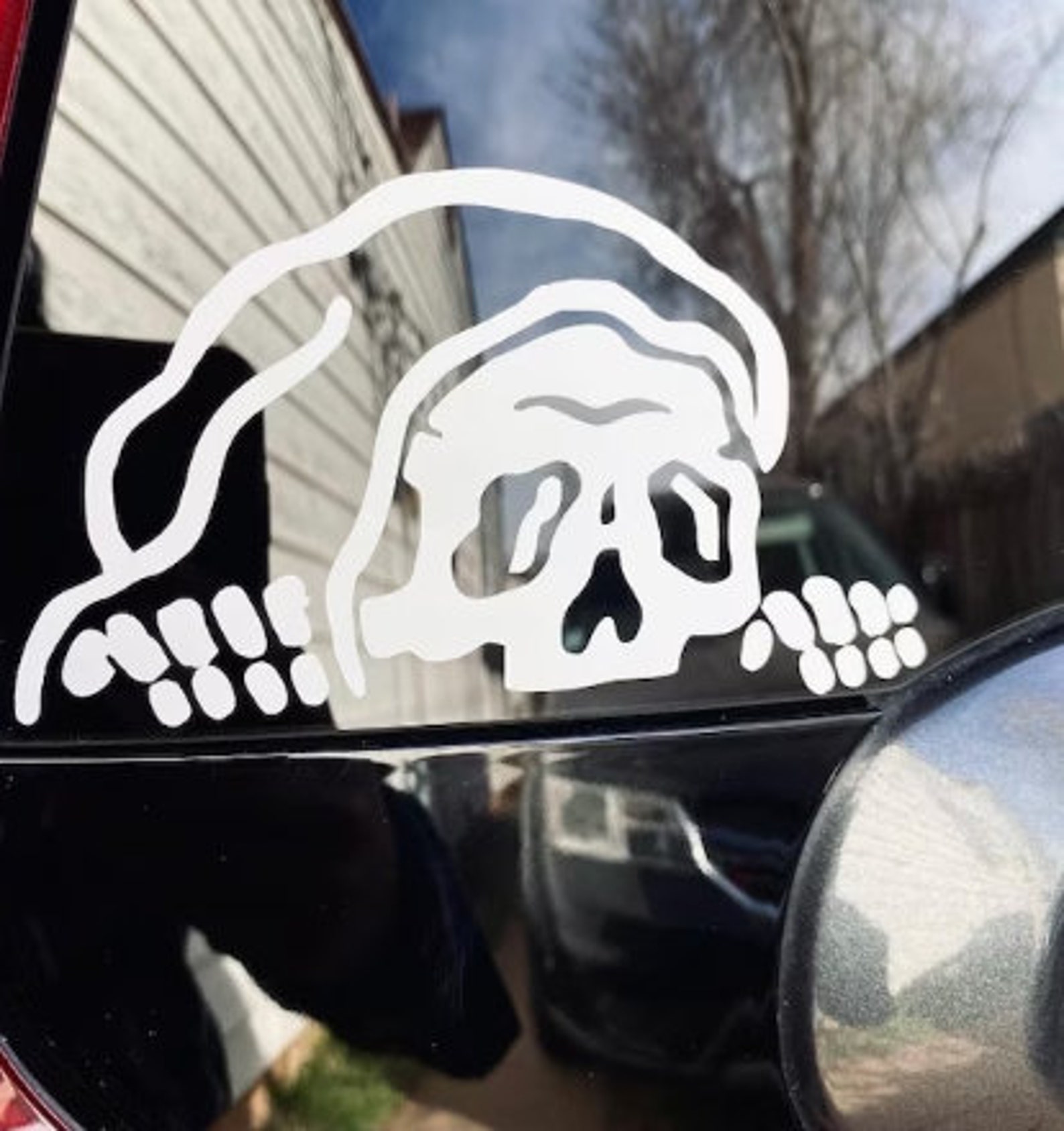 Car Stickers Car Decals Vinyl Decals Halloween Grim Reaper Lurking ...