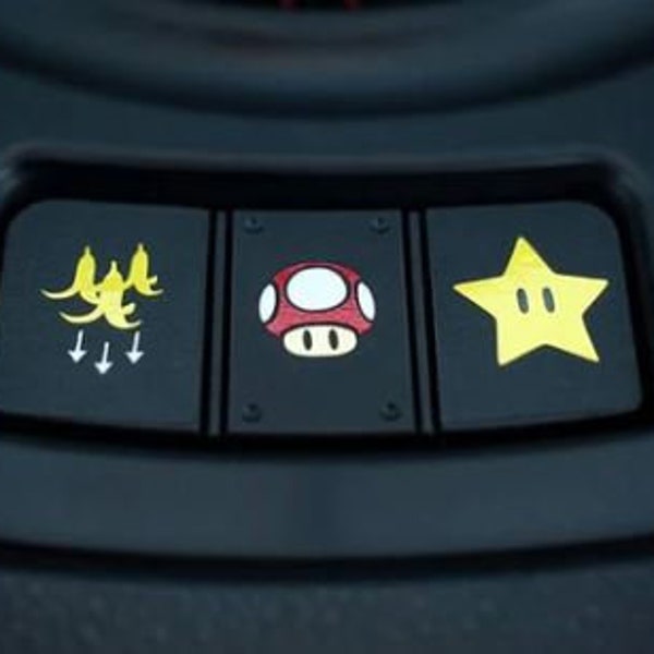 Funny Car Buttons Stickers - Etsy