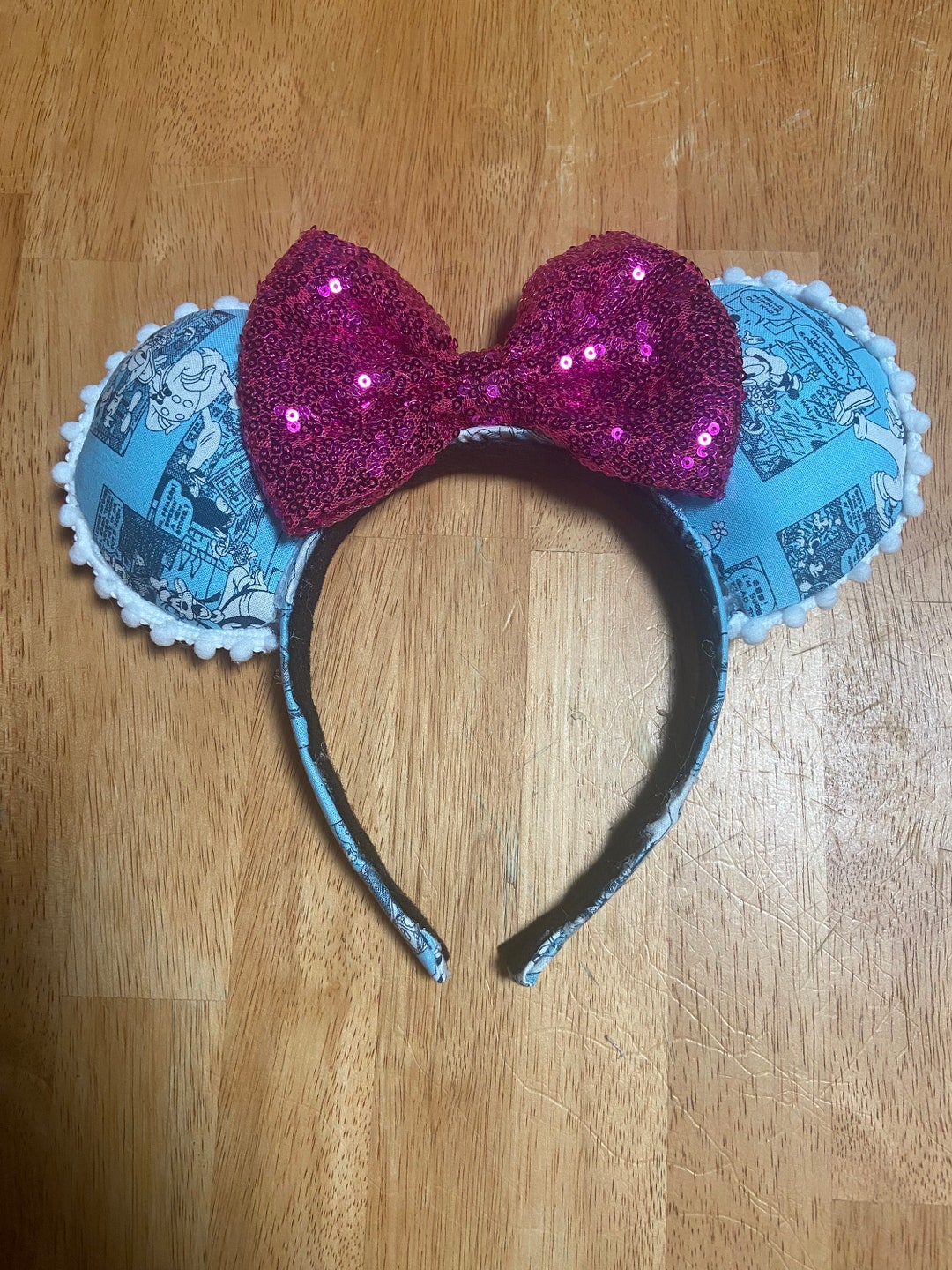 Mickey Mouse Ears Hancrafted - Etsy