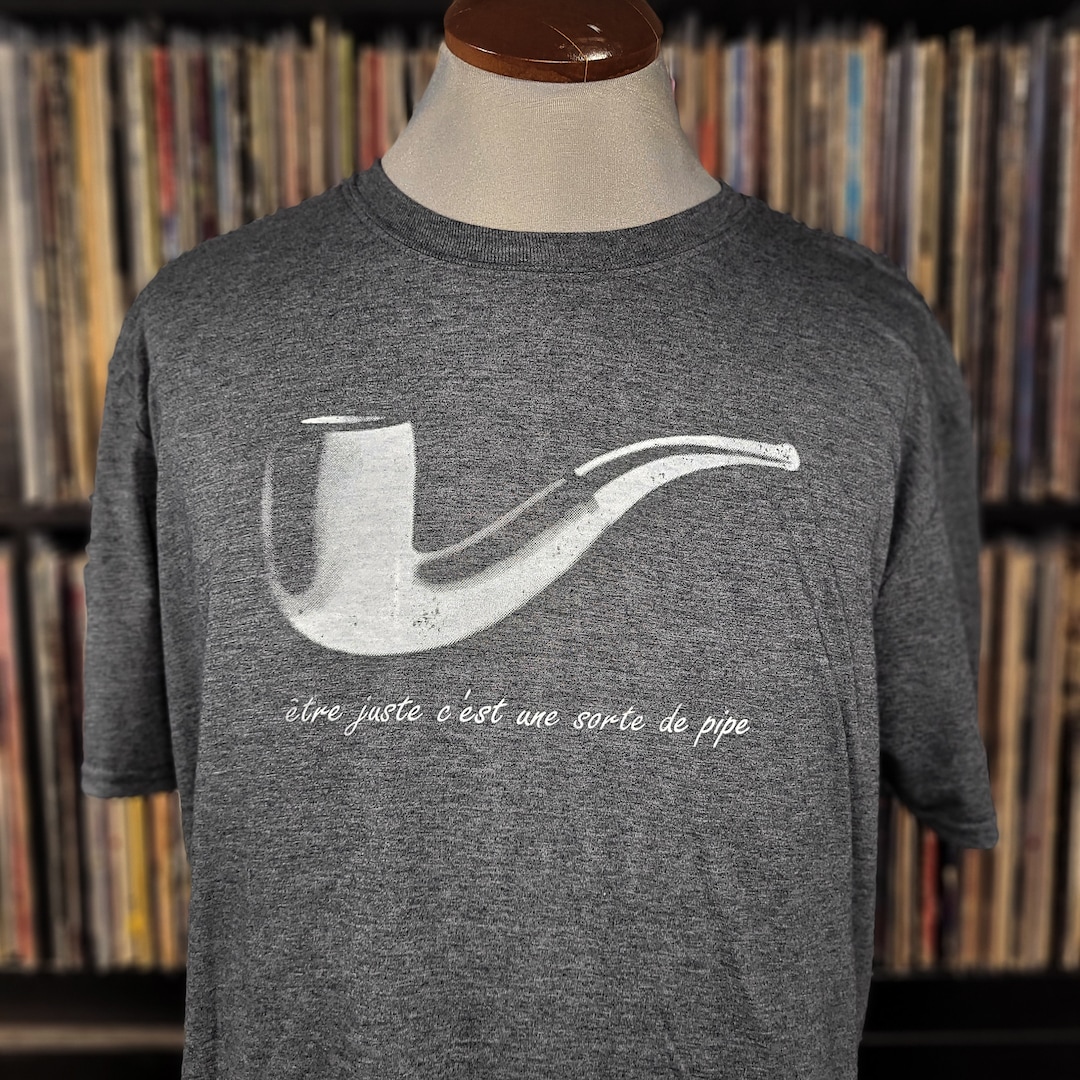 Magritte - is It a Pipe? | Funny Shirt | Art Lover Gift | Handmade ...