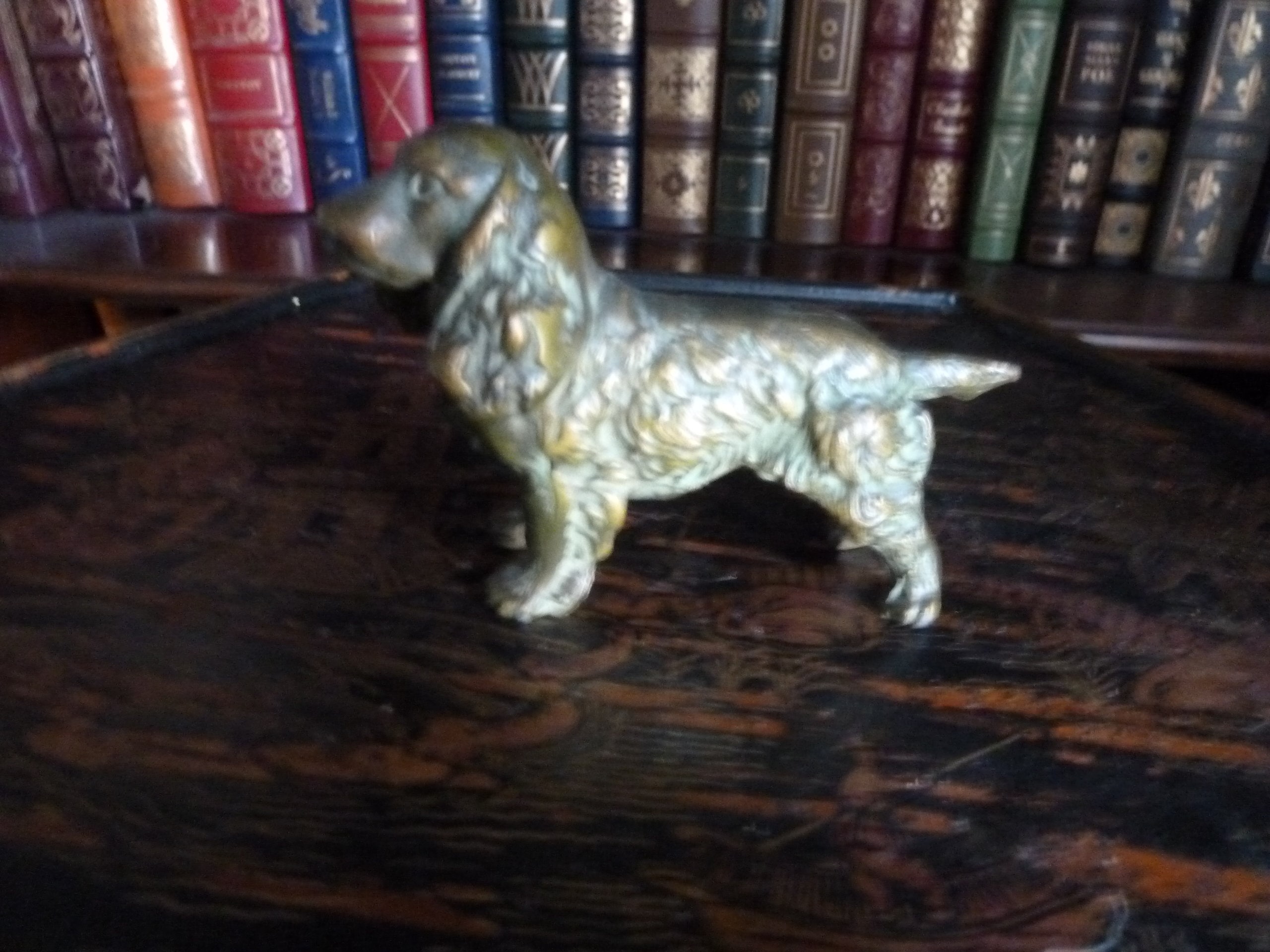 Bronze Sculpture of a Cocker Spaniel...c. 1900 - Etsy