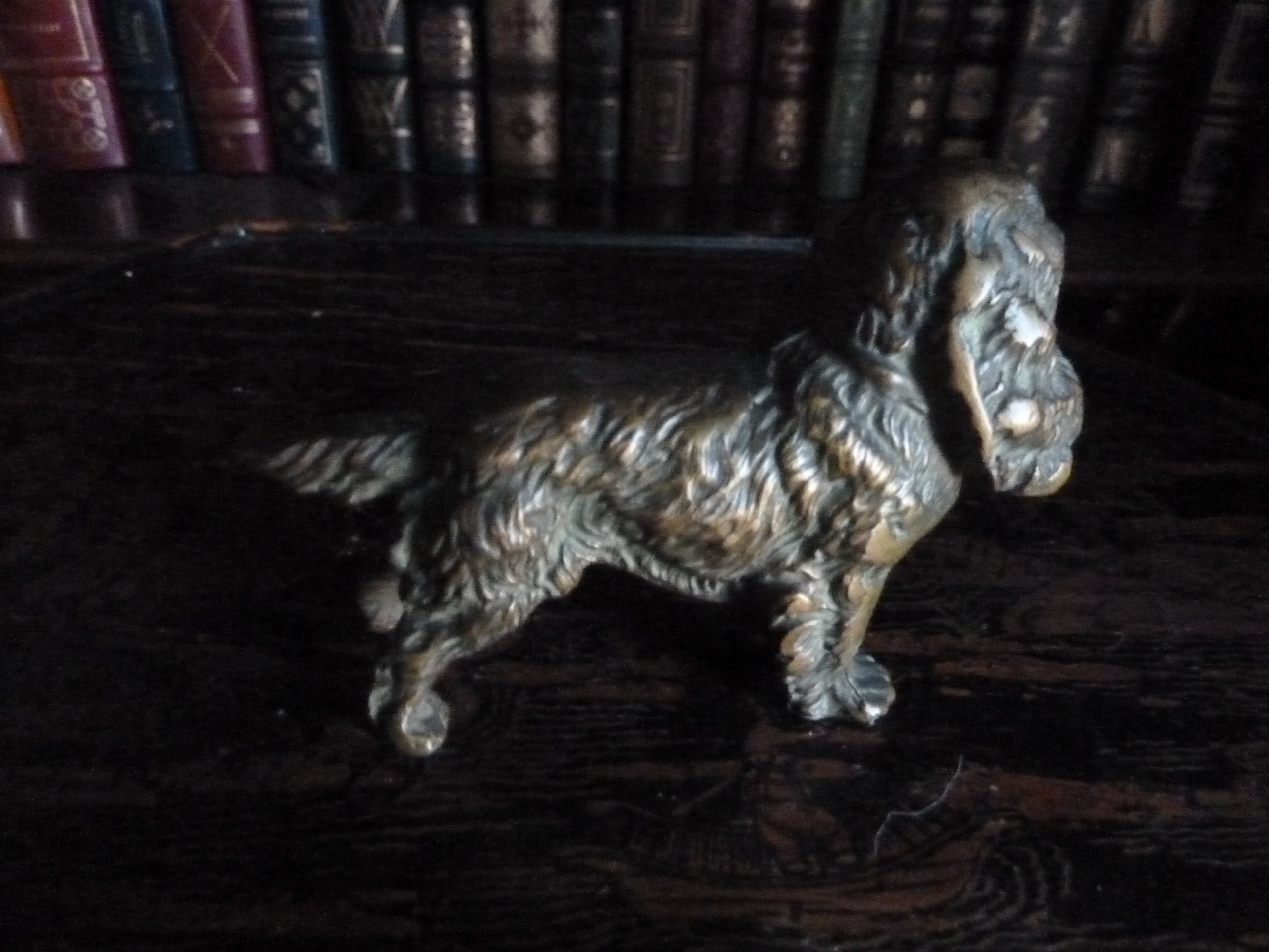 Bronze Sculpture of a Cocker Spaniel...c. 1900 - Etsy