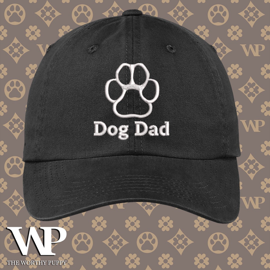 Dog Dad Garment Washed Hat Vintage Dad Hat Dog Dad Hat Dog Hat Gifts ...