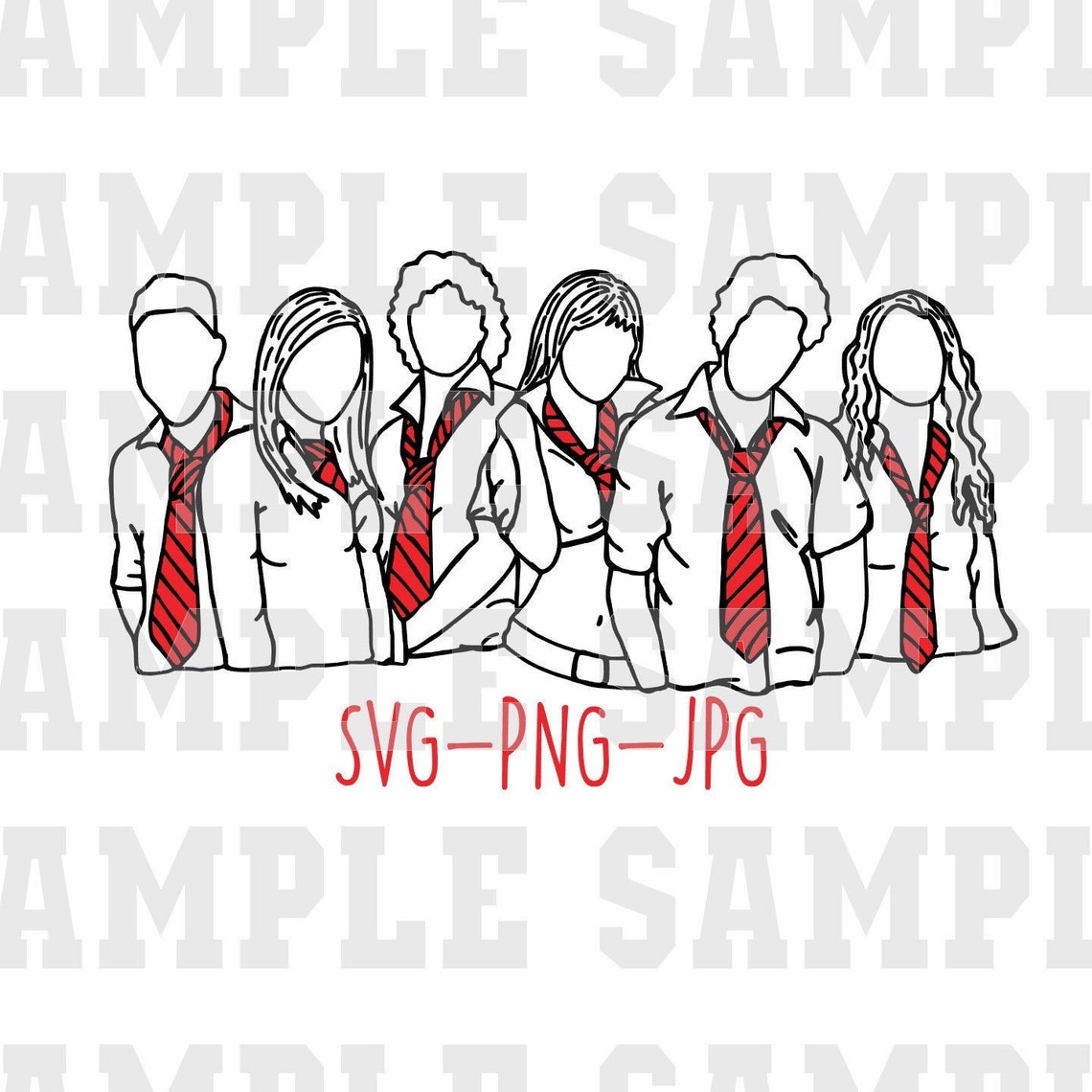 RBD Silueta SVG Rebelde - Etsy España