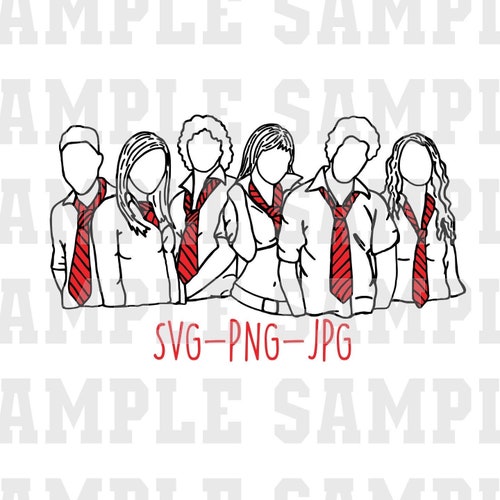 RBD Silhouette SVG Rebelde - Etsy