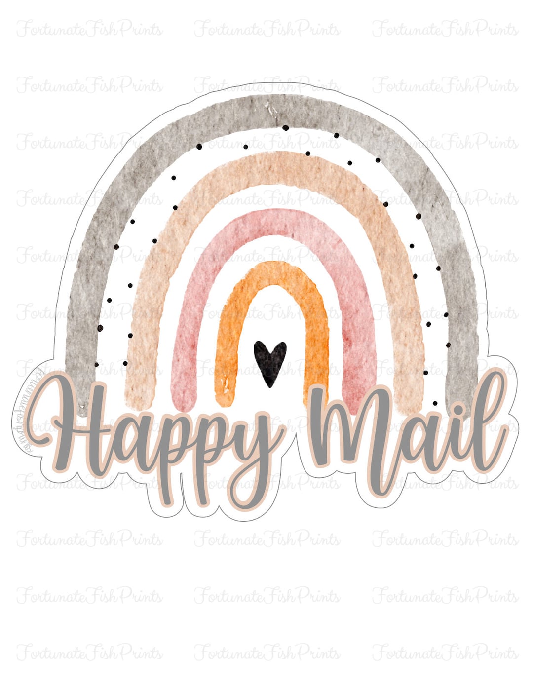 Happy Mail, Small Business, Packaging Sticker, Pequena Empresa ...