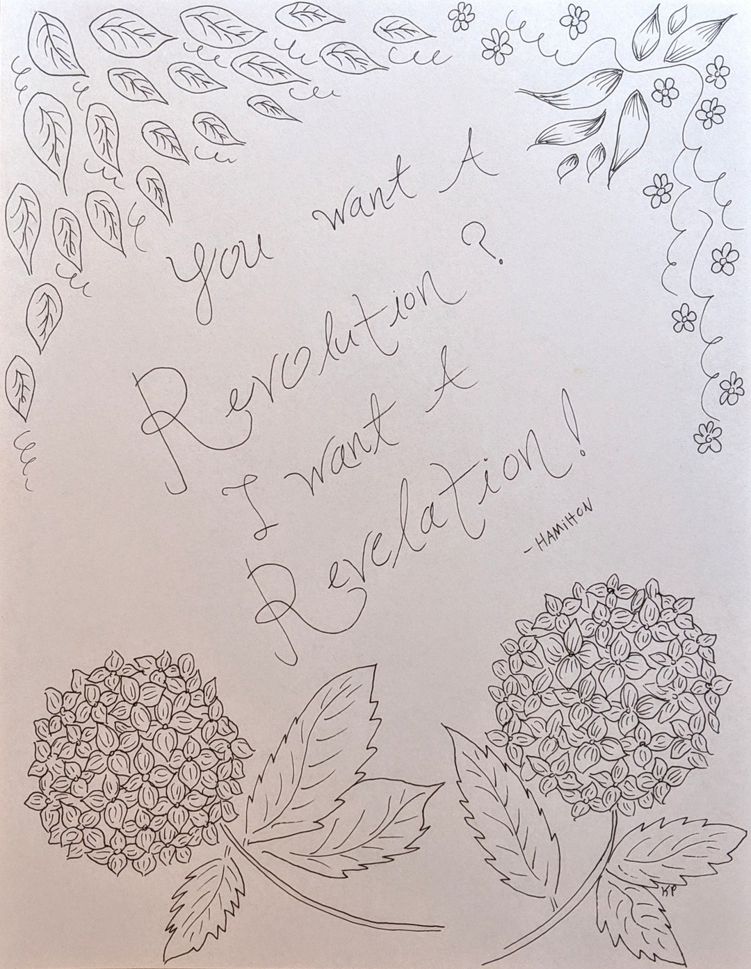 Hamilton Coloring Pages 4-pack / Adult Coloring Pages / Printable ...
