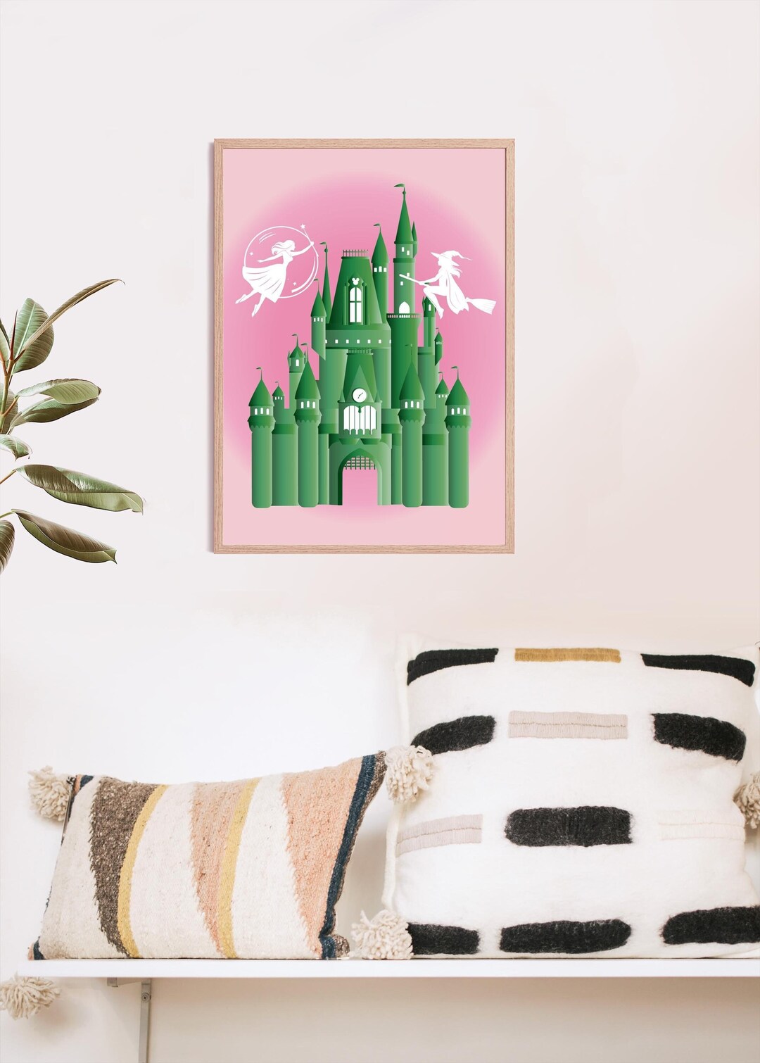 Emerald Castle + Witches: Wicked-inspired Digital Print | Sized for 4x6 ...