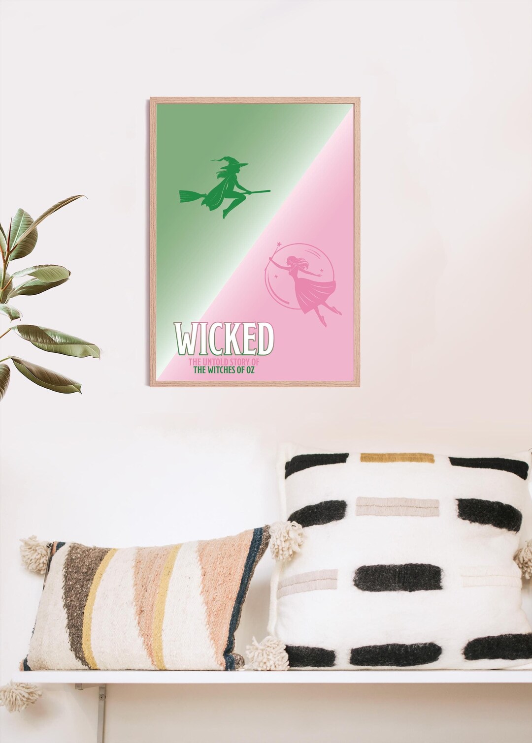 Dual Witches: Wicked-inspired Digital Print | Sized for 4x6, 5x7, 8x10 ...