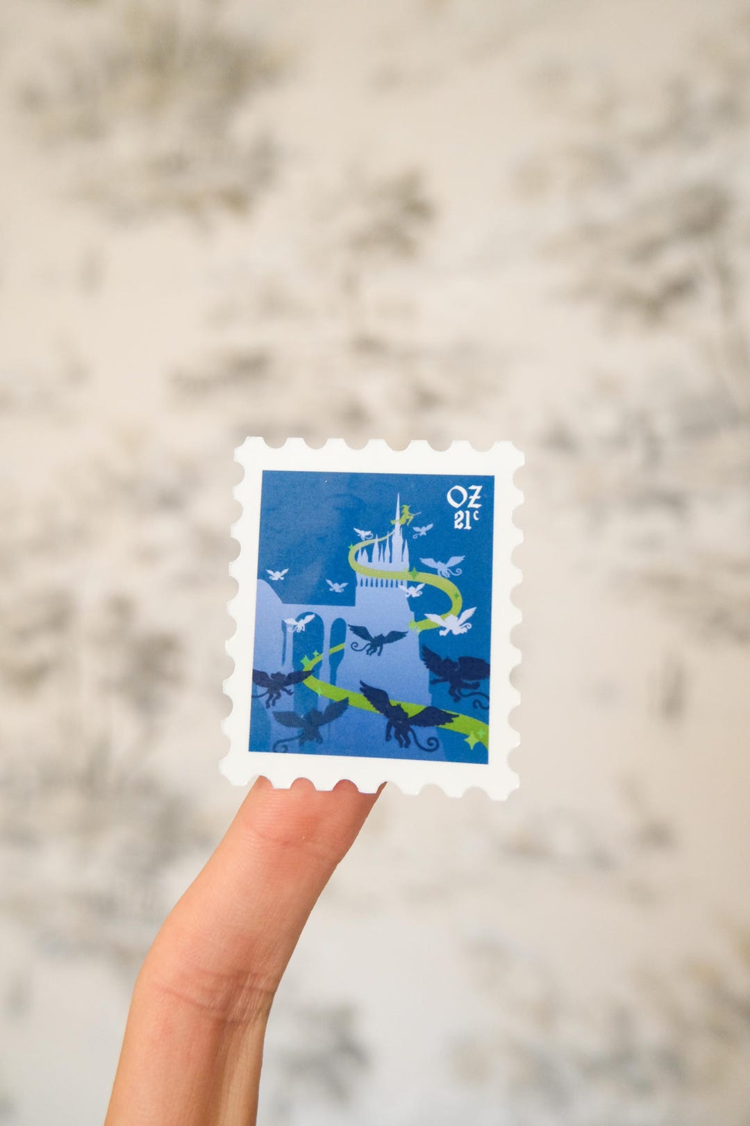 Wicked Witch Castle Stamp Sticker | Water Resistant Shiny or ...