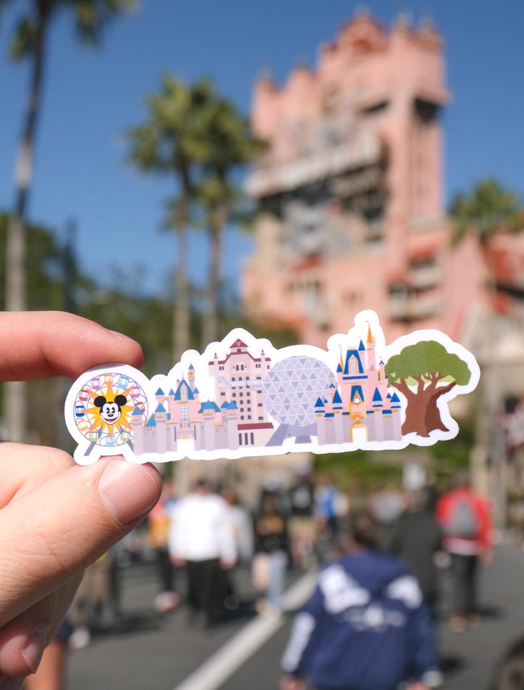 Disney Park Hopper Sticker | Disney World, Disneyland Park Icons ...