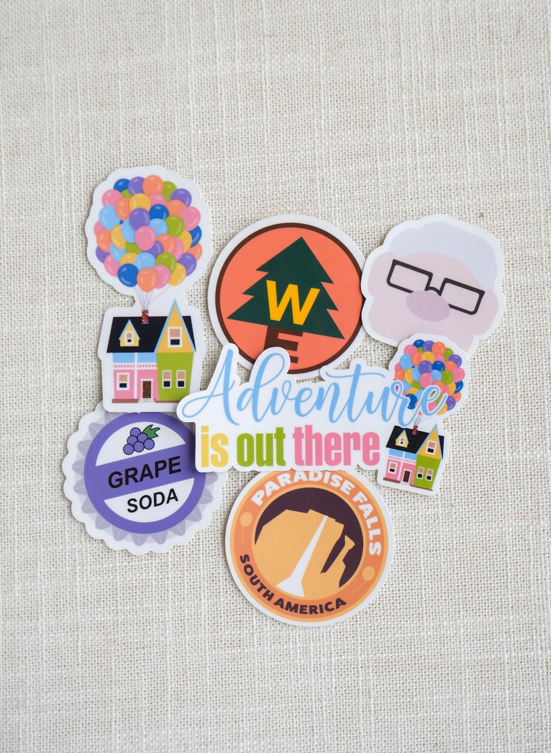 UP Inspired Stickers | Adventure is Out There, UP House, Paradise Falls ...