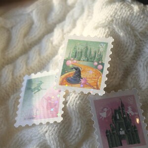 Wicked Movie Stamp Inspired Water Resistant Shiny or Holographic ...