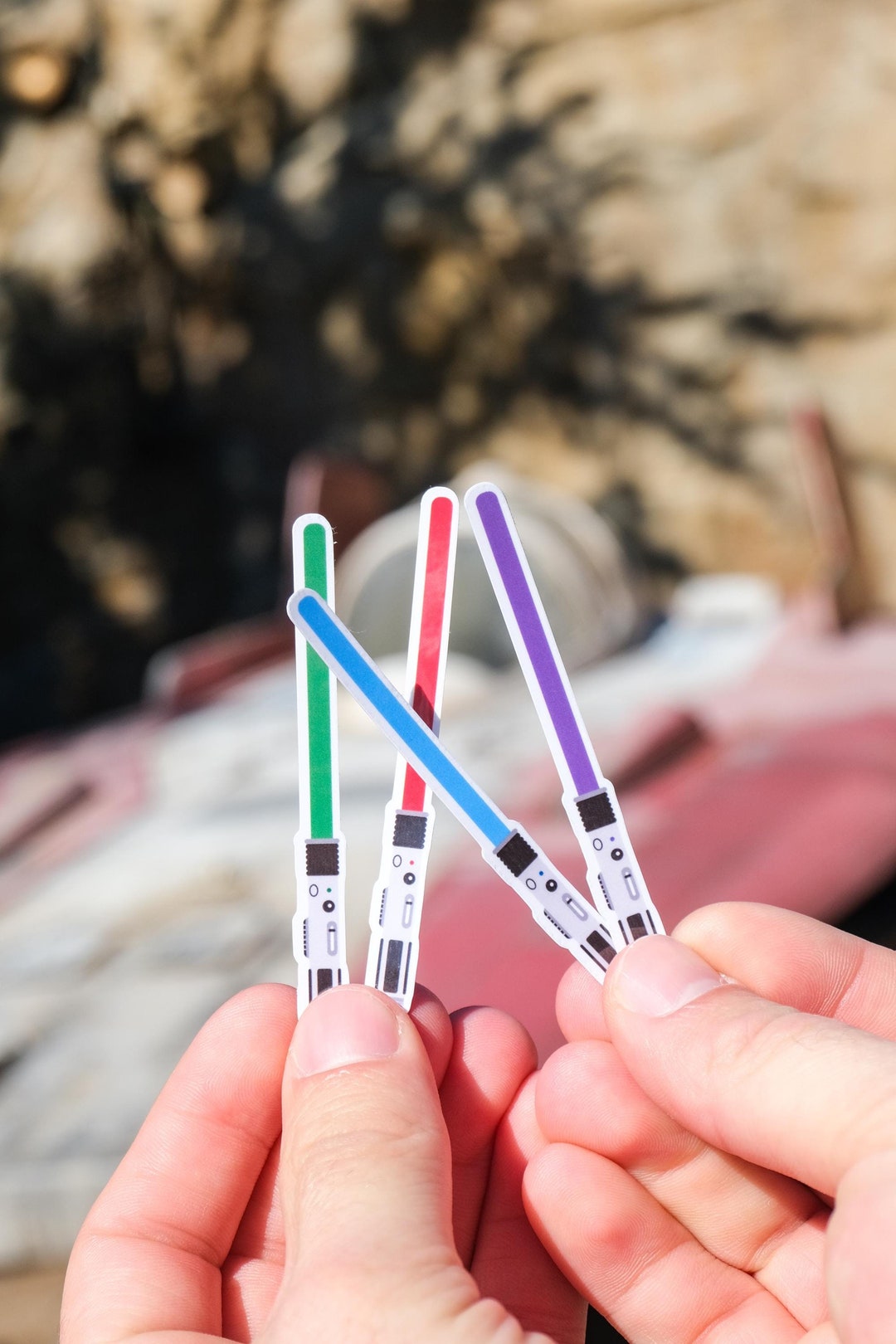 Star Wars Light Saber Sticker | Han Solo, Chewbacca, Galaxy's Edge ...